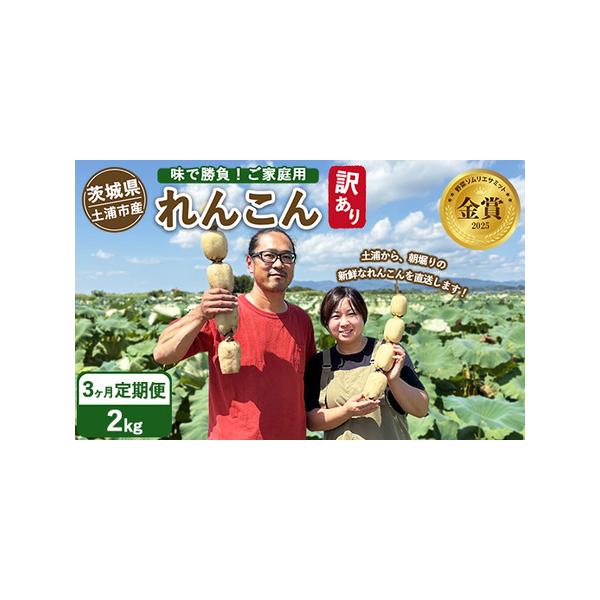 ■ 容量　「訳あり」れんこん 6kg（2kg×3ヶ月分）■ 配送について　2026年1月上旬より順次発送　タイプ：【冷蔵】【定期】