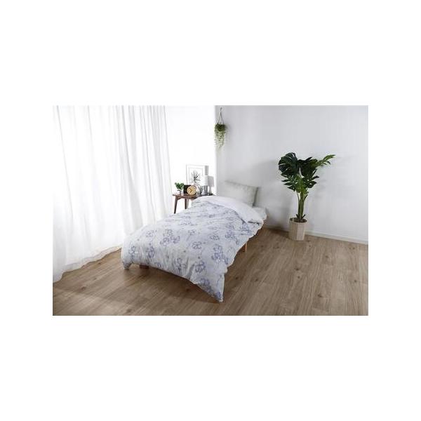 ■ 容量　三河産　綿100％　120本ガーゼ毛布カバー　ポピーブルー　1枚　　【生地】　綿100％使用　　　【サイズ】　SL150cm×210cm　　【重量】　400g　　【カラー】　全６柄各2色（レイスブルー・レイスピンク・ペイズリーブル...