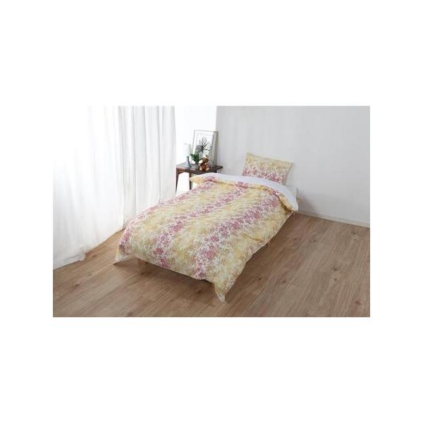 ■ 容量　三河産　綿100％　120本ガーゼ　肌掛けふとんカバー　コンビピンク　1枚　　【生地】　綿100％使用　　　【サイズ】　140cm×190cm　　【重量】　400g　　【カラー】　全５柄各２色（レイスブルー・レイスピンク・ポピーブ...