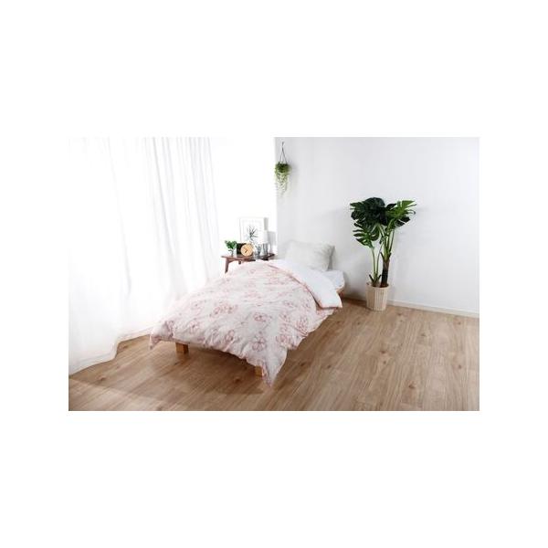 ■ 容量　三河産　綿100％和晒し　120本ガーゼ　掛けふとんカバー　ポピーピンク　1枚　　【生地】　綿100％使用　　　【サイズ】　SL150cm×210cm　　【重量】　400g　　【カラー】　全６柄各２色（レイスブルー・レイスピンク・...