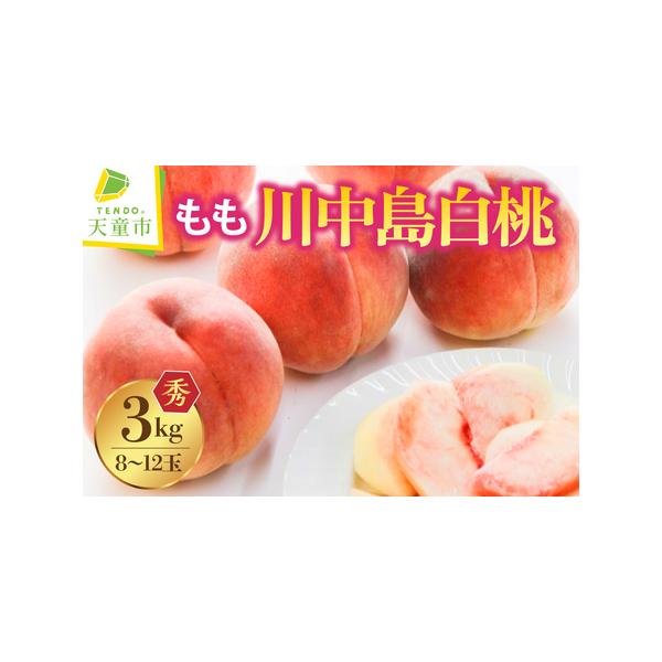 ■ 容量　【内容量】　3kg(秀8〜12玉)　　【消費・賞味期限】　1週間程度　　【アレルギー品目】　もも■ 配送について　【発送期日】　2026年8月下旬〜9月中旬　　【のし対応可】　ご希望の場合は備考欄にご記入ください。　　【返礼品の発...