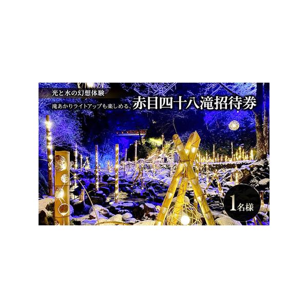 ■ 容量　【お届け内容】赤目四十八滝招待券（1名様）　　タイプ：【常温】