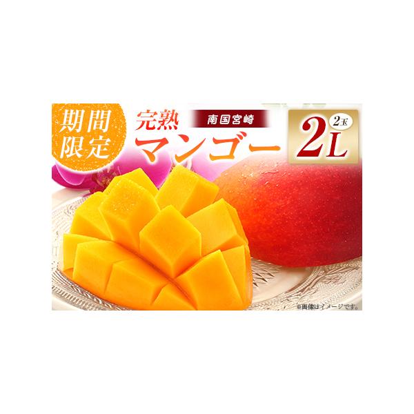 ■ 容量　完熟マンゴー 2L×2玉■ 配送について　※令和8年4月下旬頃より順次発送いたします。　※配送日の指定はできませんのでご了承ください。　※不在日等ある場合は備考欄にご記入ください。　タイプ：【冷蔵】