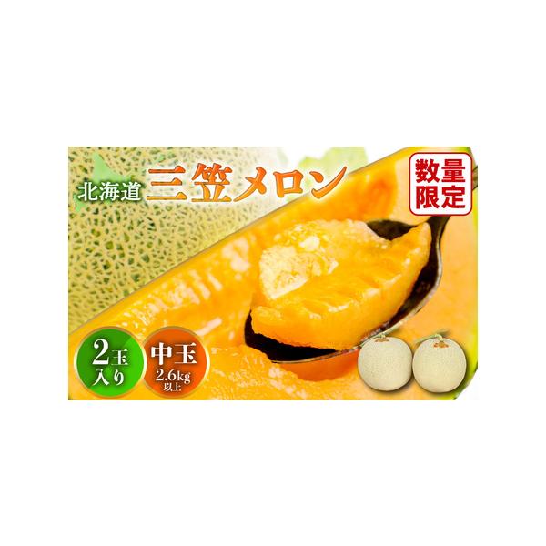 ■ 容量　メロン2玉入(2.6kg以上)■ 配送について　2026年7月上旬〜8月下旬（天候や育成状況等により発送時期が前後する場合があります。）　タイプ：【常温】