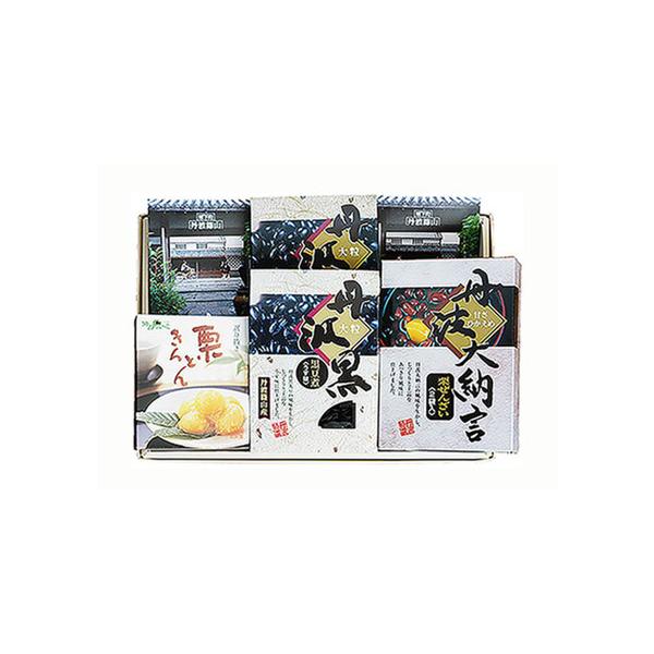 ■ 容量　黒豆煮130ｇ×2（兵庫県丹波篠山市産）丹波大納言栗ぜんざい130ｇ×2（兵庫県丹波篠山市産大納言使用）栗きんとん120ｇ（国産）■ 配送について　順次発送　タイプ：【常温】