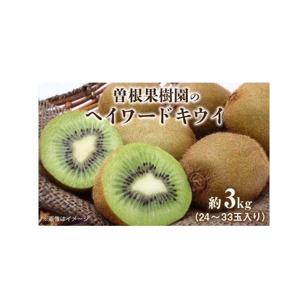 ■ 容量　ヘイワードキウイ　約3ｋｇ（24〜33玉）■ 配送について　※本商品は【キウイ】の収穫時期にあわせた期間限定出荷商品です。　ご注文順に発送いたしますため、お届けには1ヶ月〜数ヶ月お時間を頂く場合がございます。　【収穫時期：毎年3月...