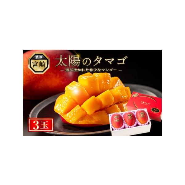 ■ 容量　完熟マンゴー「太陽のタマゴ」3玉（約1kg）　※3玉入り化粧箱を1箱お届けします。　　【賞味期限】　お受取り後、なるべくお早目にお召し上がりください　　【アレルギー】　特定原材料8品目および特定原材料に準ずるもの20品目は使用して...