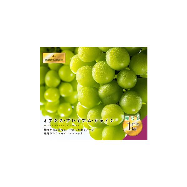 ■ 容量　シャインマスカット1kg（2房）■ 配送について　8月下旬頃〜10月下旬頃に順次発送　【受付期間】　2025年4月1日〜2026年10月17日　タイプ：【冷蔵】