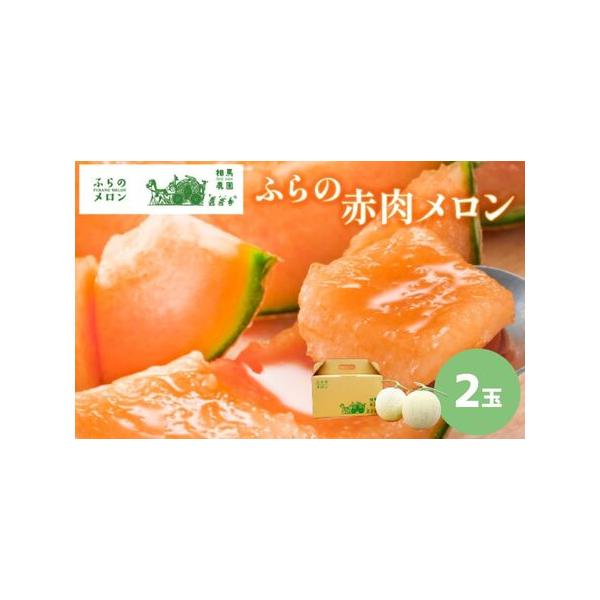 ■ 容量　北海道富良野産赤肉メロン 2玉入（1玉 約1.7kg〜2kg）　■ 配送について　2026年6月下旬〜8月下旬　　タイプ：【常温】