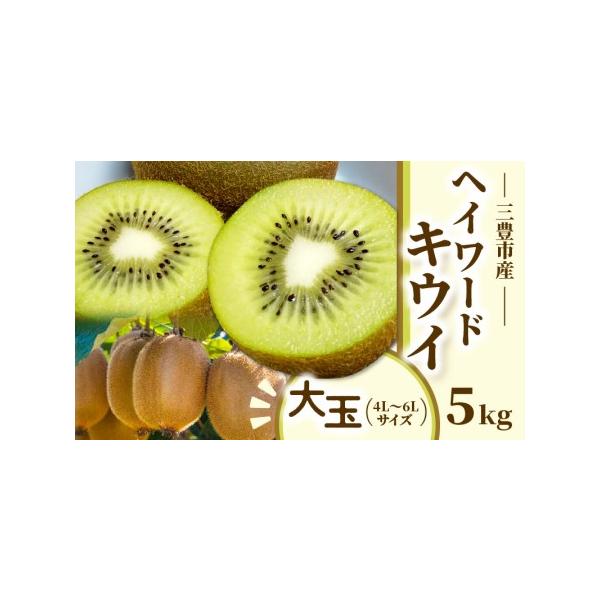 ■ 容量　ヘイワードキウイ【大玉】5kg（4L〜6Lサイズ 40〜35玉前後）■ 配送について　※本商品は【キウイ】の収穫時期にあわせた期間限定出荷商品です。　ご注文順に発送いたしますため、お届けには1ヶ月〜数ヶ月お時間を頂く場合がございま...