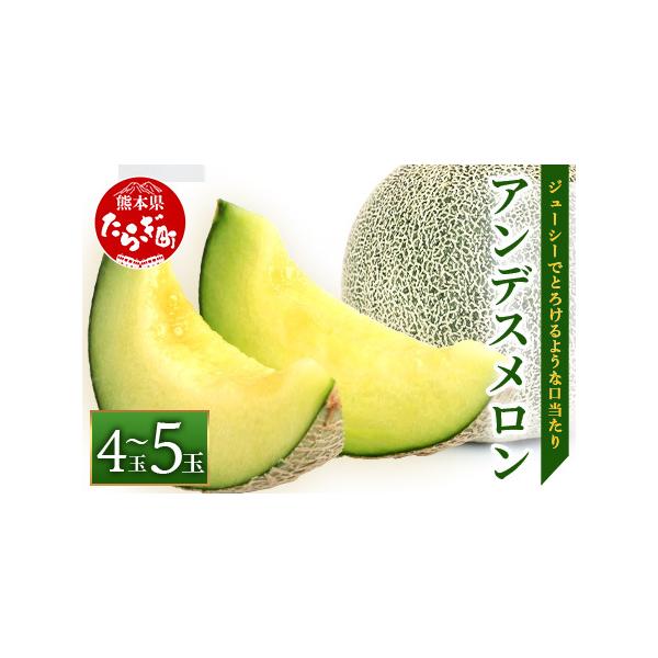 ■ 容量　アンデスメロン：4〜5玉　合計：約5kg　　■賞味期限　1週間■ 配送について　2026年5月上旬?5月中旬に発送予定です。　※・天候等により農産物の育成に影響が出た場合、上記期間に配送できないことがありますのでご了承ください。　...