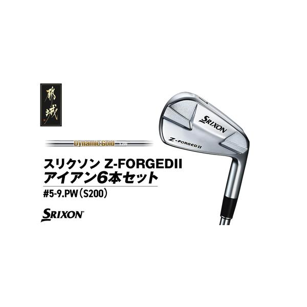 ■ 容量　ゴルフクラブ　・スリクソン Z-FORGEDII アイアン6本セット(#5〜9、PW)　　【シャフト】：ダイナミックゴールド DST スチールシャフト　　《地場産品に該当する理由》　都城市内の加工場において、原料の加工、組み立て、...