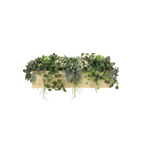 ■ 容量　光触媒人工植物『光の楽園』　商品サイズ　W100×D40×H40cm　5200g　造花（フェイクグリーン・フェイクフラワー）です。　生の植物ではありません。　　タイプ：【常温】