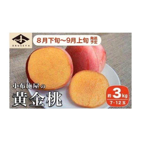 容量黄金桃 約3kg（7〜12玉）発送期日2026年8月下旬〜9月上旬予定※天候や収穫状況により、お届けや規格が変更になる場合がございます。配送冷蔵 別送申込期日2025年8月25日まで※期限内であっても数量に達し次第終了させていただきます...