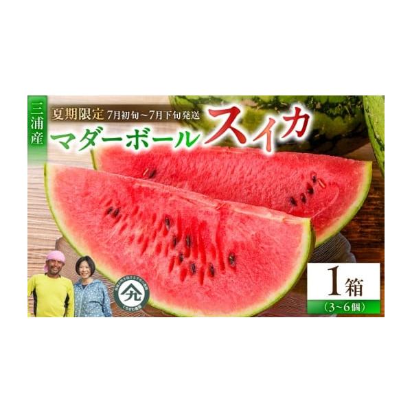 容量マダーボールスイカ 1箱（3〜6個）【原材料名】スイカ発送期日2026年7月初旬〜7月下旬頃にお届けいたします。配送常温 別送申込期日2026年6月22日までにお振込みを含めた手続きの完了をお願いします。事業者くろぜむ農園申込条件何度も...