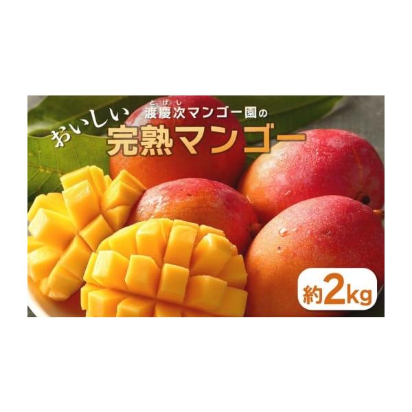 容量完熟マンゴー 優品約2Kg（4〜5玉／1.8〜2kg）消費期限賞味期限:冷蔵庫で保管しお早めにお召し上がりください。発送期日2026年7月頃より、準備が出来次第発送させていただきます。配送冷蔵 時間指定 別送事業者渡慶次マンゴー園申込条...