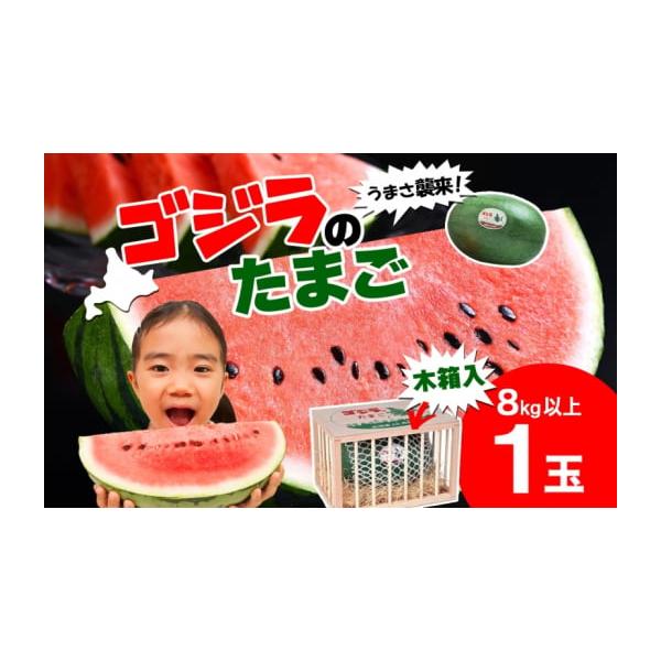 容量約8kg以上（木箱、1玉入り）【月形町について】北海道「空知エリア」に位置する月形町。樺戸連山と石狩川が流れる間に田園風景が広がります。石狩川がもたらす肥沃な大地で稲作を中心にメロン、スイカ、トマトなどを栽培しています。発送期日2026...