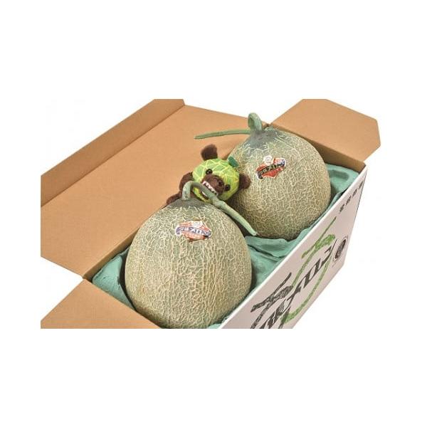 容量・メロン熊くたくたストラップ　1個・夕張メロン（等級：優）2玉（1玉約1.3kg）消費期限収穫から3日程度のため、到着時には完熟となっている場合があります。発送期日1月1日から6月30日までに「入金完了」した方は、その年の6月中旬〜8月...