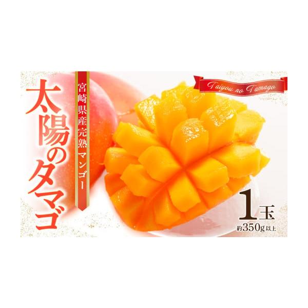 容量宮崎県産 太陽のタマゴ1玉(約350g以上)(原産地：宮崎県)消費期限賞味期限：5日※青果物のため、到着後はお早めにお召し上がりください。発送期日2026年5月中旬〜7月下旬頃順次発送予定※配送不可エリア：離島配送冷蔵 時間指定 別送申...