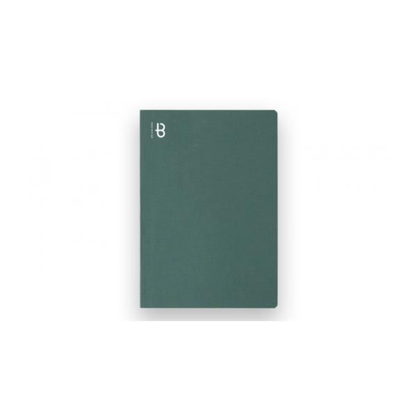 容量【BOOK NOTE 360° 1冊】サイズ：A5判 210mm×148mm×厚さ約12mm重さ：280g仕様：5mm方眼印刷／OKフールス190頁素材：紙、布表紙カラー：フォレストグリーン発送期日決済から2週間程度で発送配送別送申込期...
