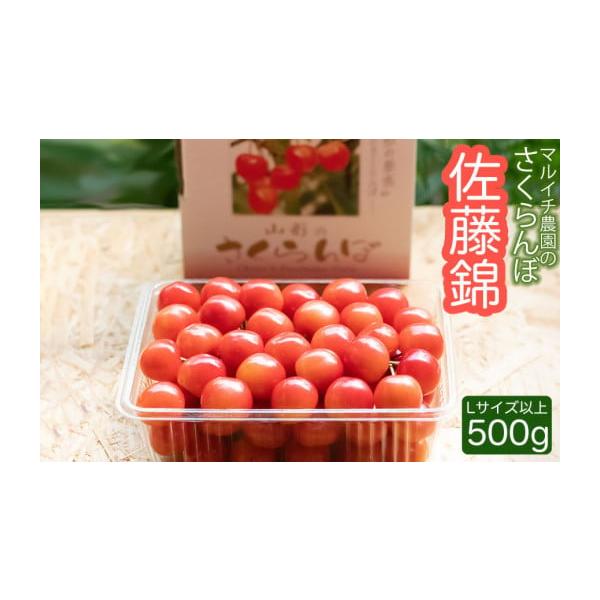 容量さくらんぼ 佐藤錦（Lサイズ以上）500g消費期限冷蔵で3日間※生ものですので、なるべく新鮮な内にお召し上がり下さい。発送期日令和8年6月中旬〜6月下旬頃発送予定※天候や発育状況により、発送期間が前後する場合がございます。※お申込み順に...