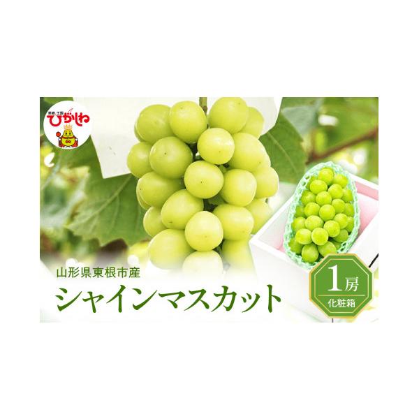 容量東根市産 シャインマスカット1房 秀品　約600g　※秀品※化粧箱入り(箱のデザインは予告なしに変更する場合があります)消費期限■賞味期限到着後お早めにお召し上がりください。■保存方法冷蔵庫に入れてお早めにお召し上がりください※ぶどうは...