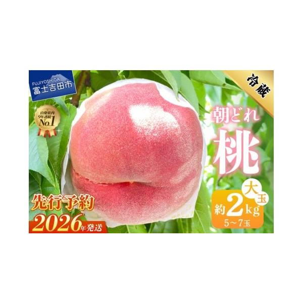 容量【2026年発送 先行予約】桃　約2kg　大玉5玉〜7玉※2026年6月下旬から8月中旬頃のお届けとなります。※日時指定は出来かねておりますのでご注意ください。※沖縄および離島へのお届けはできません。発送期日2026年6月下旬から8月中...