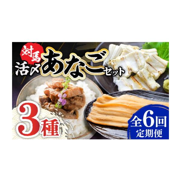 容量以下の内容を全6回（月1回）お届けします。●煮あなご：1袋(100g)●あなご佃煮：1袋(60g)●あなご開き：1袋(150g)【原料原産地】対馬産【加工地】長崎県対馬市豊玉町貝鮒4-11【※お読みください】離島のため、天候や船の運行状...