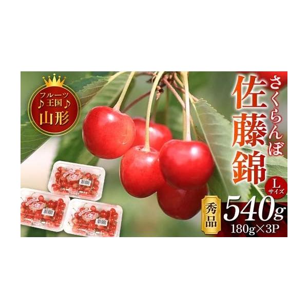 容量♪先行予約♪2026年出荷さくらんぼ 佐藤錦 秀品 Lサイズ 540g(180g×3P)消費期限製造・加工後3日以内発送期日2026年6月上旬頃〜6月下旬頃配送冷蔵 別送申込期日2026年5月31日まで事業者佐竹物産株式会社申込条件何度...