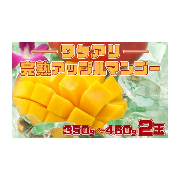 容量訳あり 完熟 アップルマンゴー 2L（350〜460g）2玉消費期限お届けから冷蔵で約5日発送期日2026年6月下旬〜7月下旬配送冷蔵 時間指定 別送申込期日2026年7月15日まで事業者ますみ農園申込条件何度も申し込み可