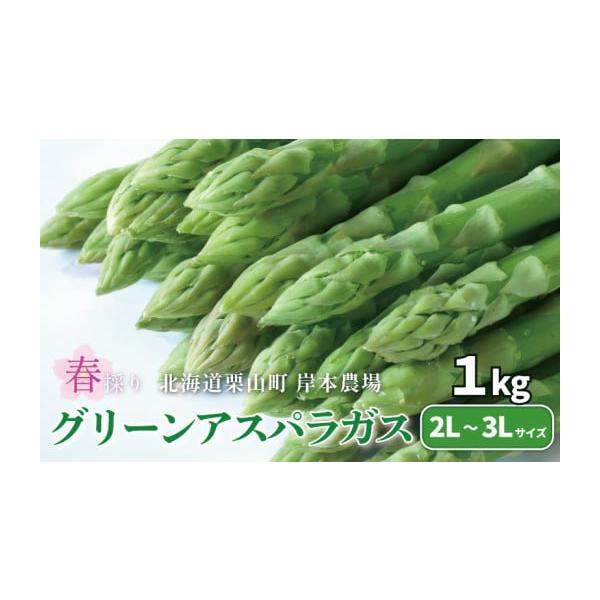 容量グリーンアスパラガス（2L〜3Lサイズ）　約1kg消費期限冷蔵庫保管で1週間※到着後はなるべくお早めに召し上がり下さい。発送期日【先行予約品です】2026年4月中旬〜5月下旬※生育状況等により発送時期が前後することがありますので予めご了...