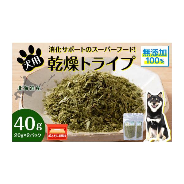 容量乾燥グリーントライプ 40g (20g×2)【原産地・加工地】浜頓別町消費期限賞味期限 出荷後6カ月(謝礼品に記載)発送期日ご用意ができ次第、順次発送いたします。配送常温 別送申込条件何度も申し込み可