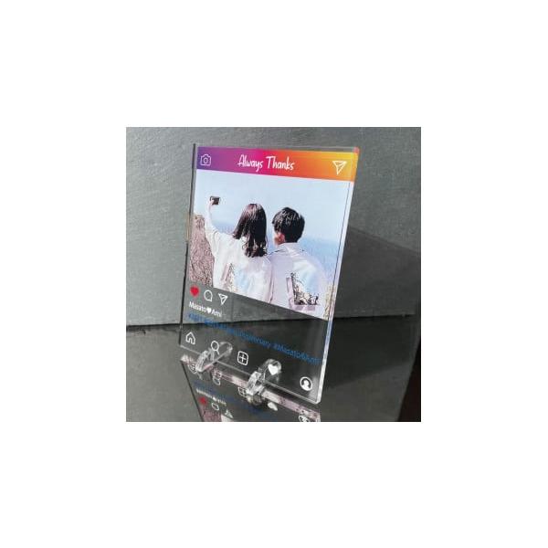 容量サイズ：約144×114ｍｍアクリル厚み：5ｍｍ個数：１個種類：SNS風発送期日確認画像のご承認をいただいてから6営業日以内の発送になります。配送常温 別送事業者株式会社Savoia申込条件何度も申し込み可