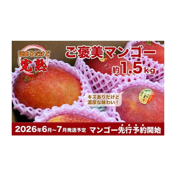 容量アップルマンゴー　1.5kg原産国／製造国：日本沖縄県産地（都道府県）：沖縄県販売形態：訳あり販売者：一般社団法人　南城市観光協会 南城市地域物産館　沖縄県南城市知念字久手堅539番地消費期限青果物ですので到着後お早めにお召し上がりくだ...