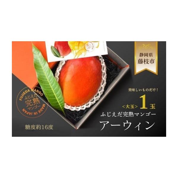 容量藤枝産、旬の完熟マンゴー、アーウィン大玉1玉（400g程）をお送り致します。消費期限発送から常温3日程度。それ以降は冷蔵庫で保管をお願いします。発送期日2026年6月頃より順次発送※生育状況により前後する可能性がございます※長期ご不在は...