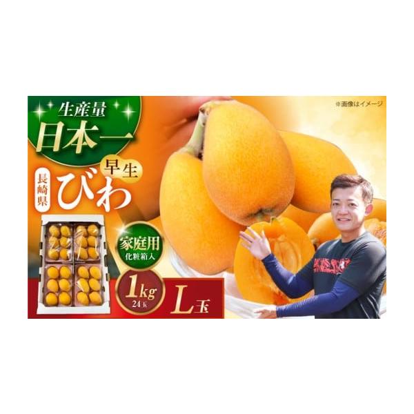 容量長崎県産 長崎ハウスびわ「早生」 1kg24玉入り（化粧箱入り） ※びわは大変に繊細なフルーツです。取り扱いには十分にご注意ください。【原料原産地】長崎県産消費期限到着より3日以内※涼しいところで保管、取扱注意発送期日2026年4月〜5...