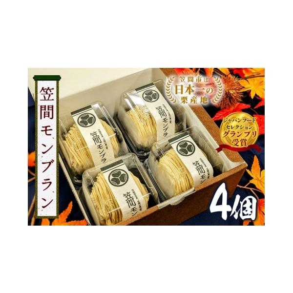 容量モンブラン　4個セット消費期限製造日より冷凍保存で75日解凍後、冷蔵保存で当日発送期日ご寄附納入確認後1ヵ月程度でお送りいたします。配送冷凍 時間指定 別送申込期日通年事業者栗処 絹糸モンブラン くりと申込条件何度も申し込み可