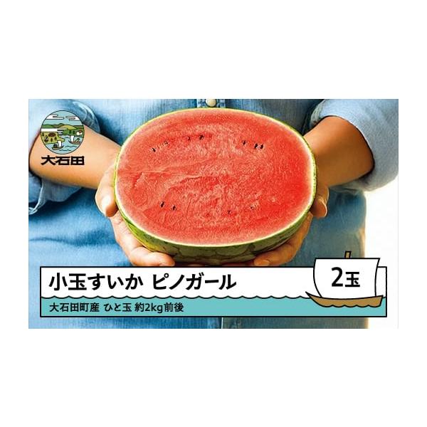 容量山形県大石田町産小玉すいか ピノガール 2玉 約2kg前後×2玉×1箱※2kg／玉に満たない場合もございます。※すいかの重量にばらつきがありますのでご了承ください。消費期限発送から4日程度発送期日7月中旬より順次発送となります。※季節品...