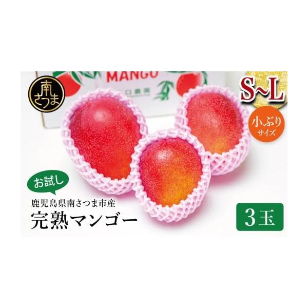 容量鹿児島県産マンゴー S〜Lサイズ×3玉合計 800g前後消費期限目安：発送日より、冷蔵で1週間程度発送期日◆2026年6月中旬頃から順次発送◆-----------------------※配達日はご指定できません（お申込み順に発送）。...