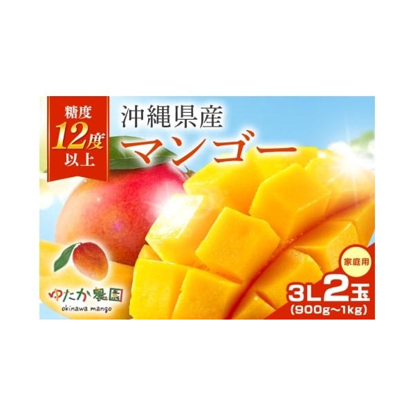 容量糸満市産マンゴー(約900g〜1kg)2玉 3Lサイズ発送期日発送は2026年7月上旬〜7月下旬頃予定です配送冷蔵 時間指定 別送申込期日通年事業者ゆたか農園申込条件何度も申し込み可