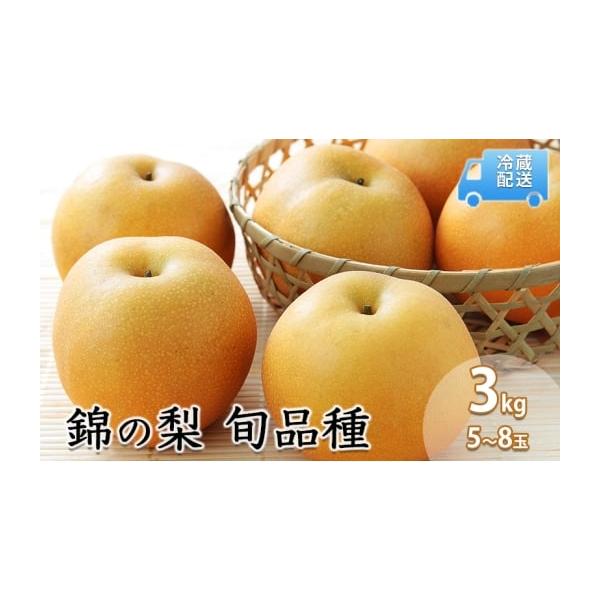 容量錦の梨 3kg (約5玉〜8玉)▼返礼品の地場産品基準熊本県錦町で生産消費期限冷蔵発送から7日発送期日2026年8月1日〜10月30日まで配送冷蔵 別送申込期日2026年9月30日まで事業者古里農園申込条件何度も申し込み可