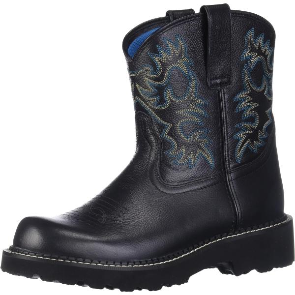 商品名ARIAT レディース Fatbaby ウェスタンブーツ US サイズ: 6.5 カラー: ブラックARIAT Women's Western Boot, Black Deertanブランド：ARIAT商品サイズ：6.5高さ：12.6...