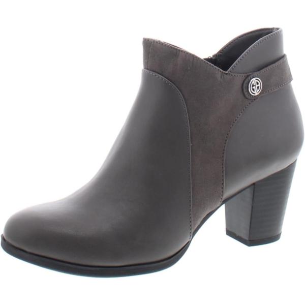 商品名Giani Bernini レディース Artemyss フェイクレザー アンクルブーツ グレー 9 M (B、Mサイズ), ミディアムグレー, 9Giani Bernini Womens Artemyss Faux Leather ...