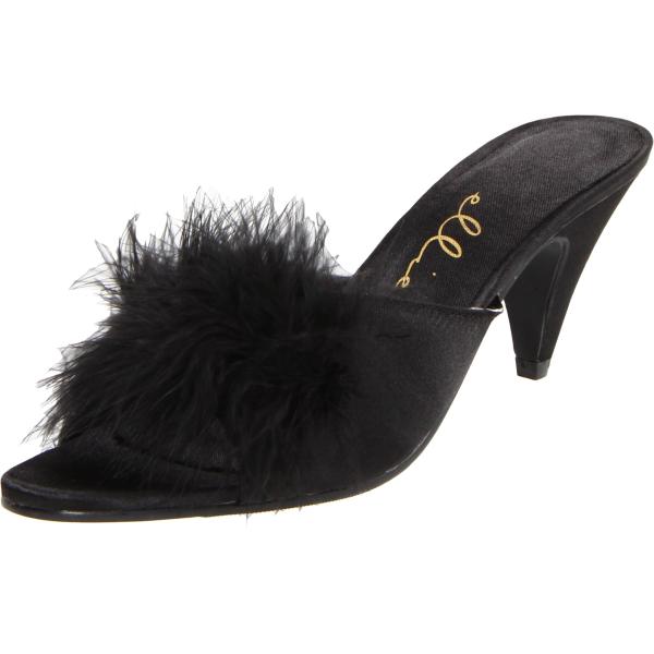 商品名: Ellie Shoes E-Phoebe 2.5" Heel Satin Maribou Slippers. Black 7 Ellie Shoes Women's Phoebe, Black, 7 M USブランド: Ellie...