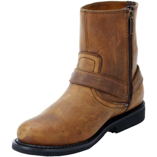 商品名: [Harley-Davidson] Men's Brown Scout 7-Inch Motorcycle Boots Inside Zipper. D95263 HARLEY-DAVIDSON FOOTWEAR Men's RR...