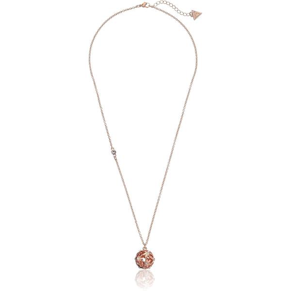 商品名GUESS ""ベーシック""フローラル ボール ペンダント ネックレス One SizeGUESS ""Basic"" Rose Gold Floral Ball Pendant Necklace, 24"" + 2"" Exten...