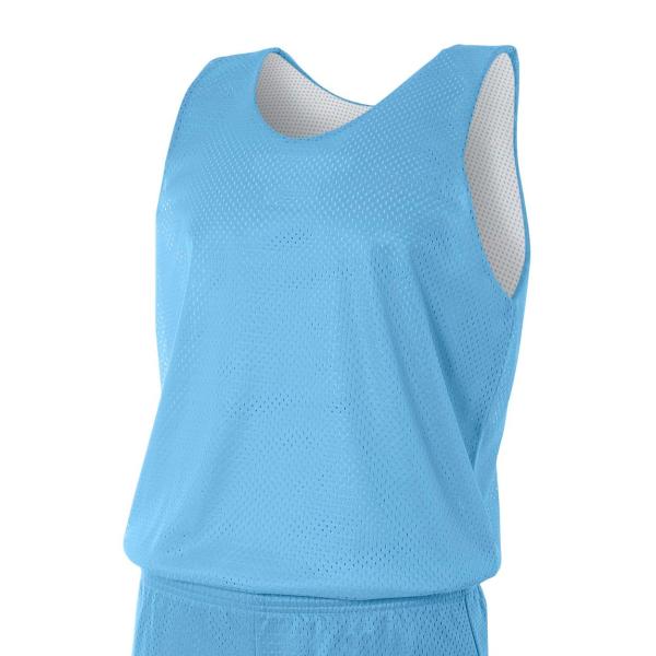 商品名: NF1270 A4 NF1270 ADLT RVRSBL MSH TANK LT BLUE/WHITE M A4 Men’s Reversible Mesh Tank Top | Cooling Dry Wick Shirt | ...