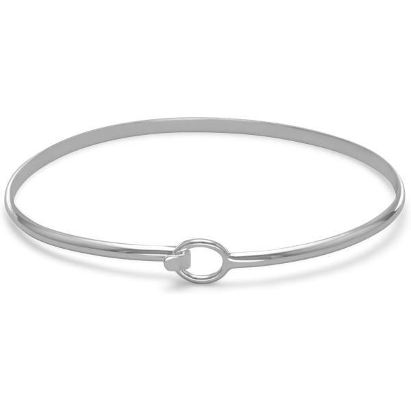 商品名AzureBella ジュエリーバングルブレスレット スターリングシルバー フッククラスプ付き, 金属AzureBella Jewelry Bangle Bracelet Sterling Silver with Hook Clasp...