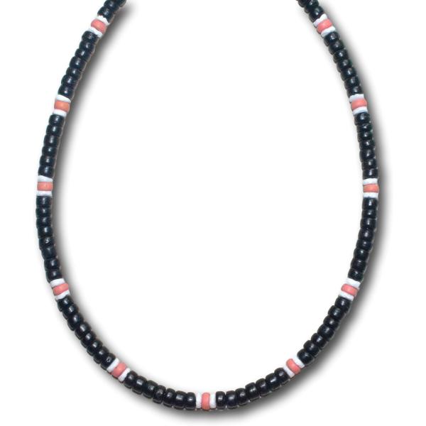 商品名ネイティブTreasure   PukaシェルネックレスブラックCoco木製ビーズチョーカー   5 mm (3 / 16インチ)   20 ""インチNative Treasure - 20"" inch Mens and Wome...