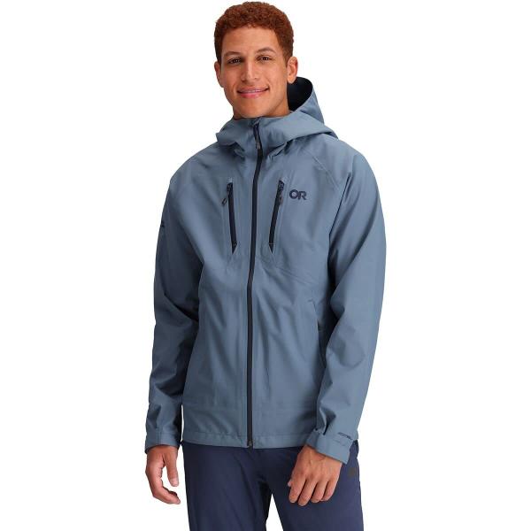 商品名:  Outdoor Research 2743890350007 Men's MicroGravity AscentShell Jacket Nimbus Mブランド: Outdoor Research商品サイズ: Medium高さ...